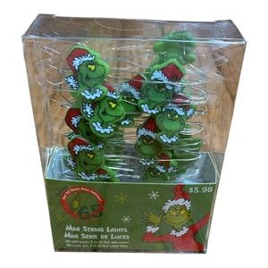Dr. Seuss | Holiday | Dr Seuss The Grinch Christmas Tree 2 Led Mini ...